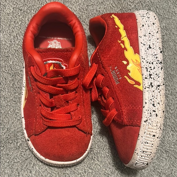 Puma | Shoes | Puma Red Sneakers Classic Lowtop Design | Poshmark
